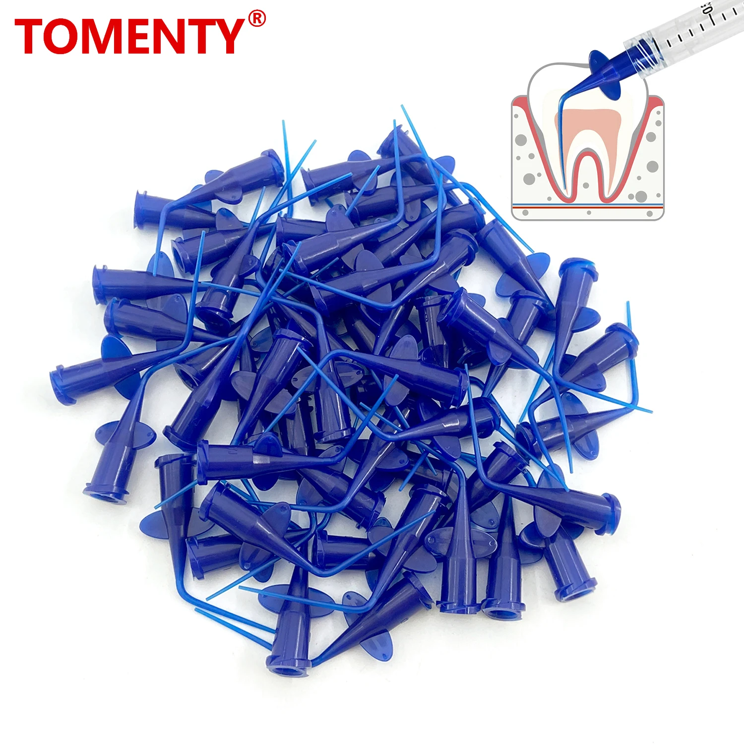Tomenty-100pcs-Disposable-Irrigation-Rinse-Tips-Dental-Flexible ...