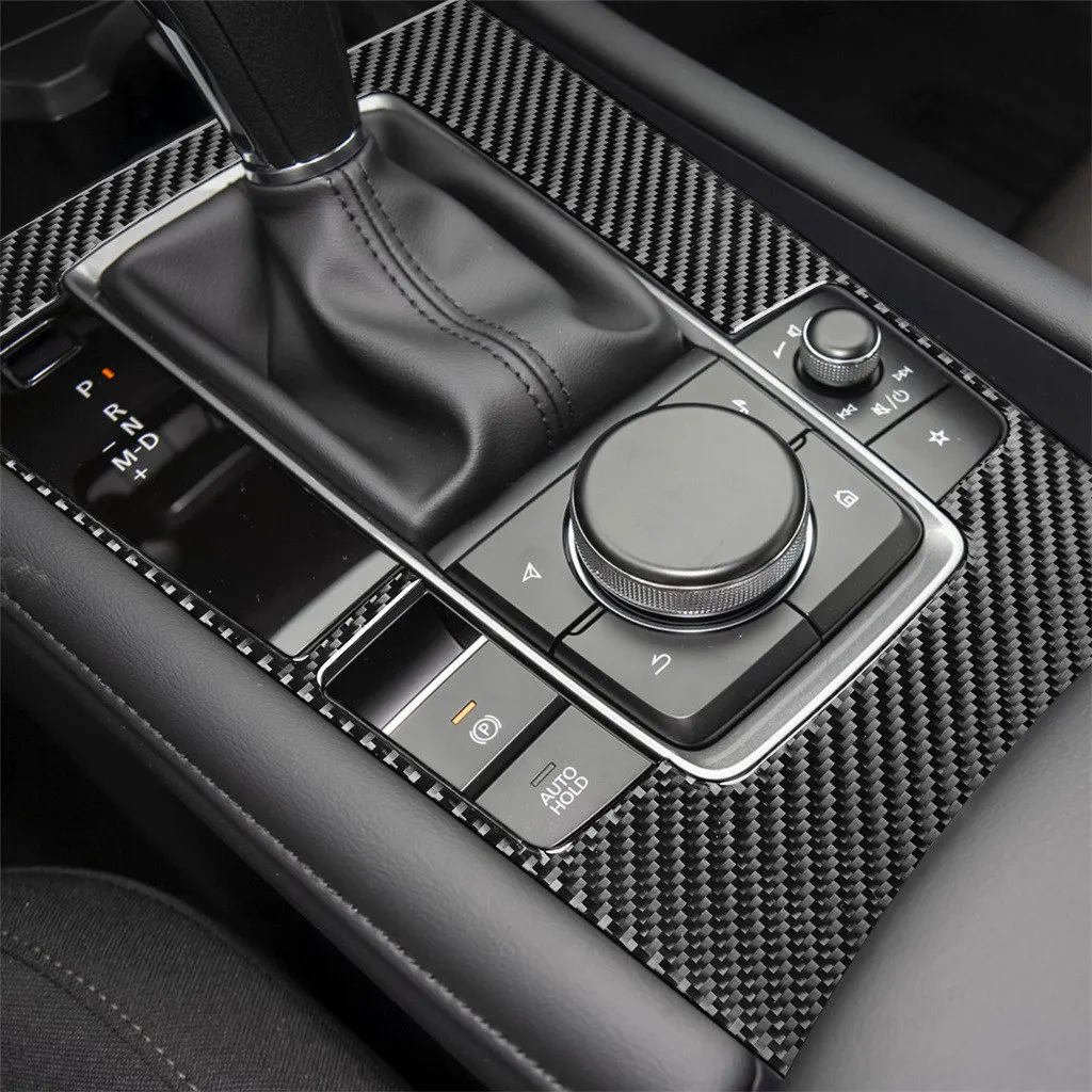Fit For Mazda 3 Axela 2020 Carbon Fiber Central Console Gear Shift ...