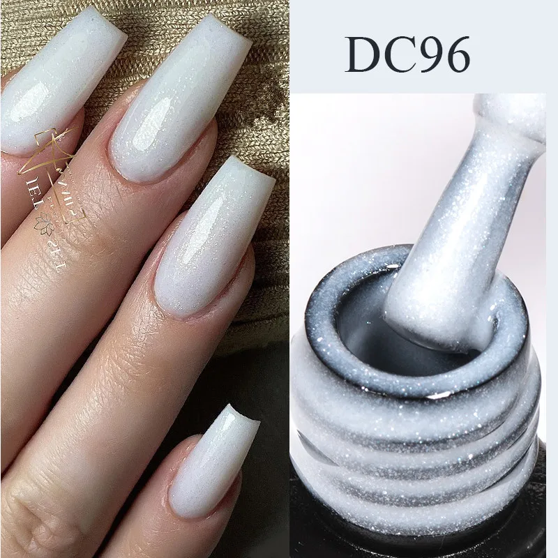 Milky-White-Glitter-Rubber-Base-Gel-Nail-Polish-Jelly-Pink-Nude-Shell ...
