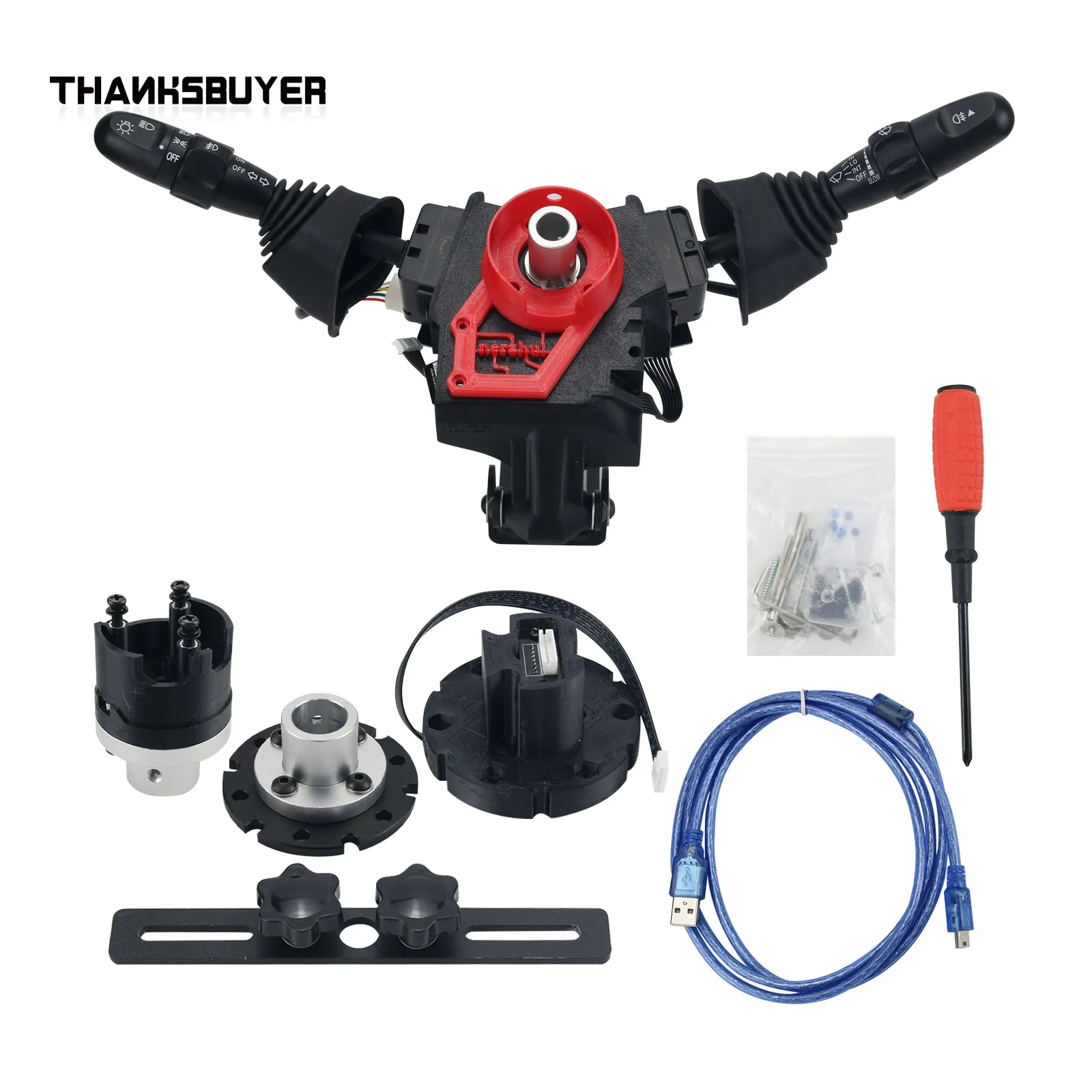 Turn-Signal-And-Wiper-Switch-For-Logitech-G29-G27-G25-Thrustmaster-T300 ...