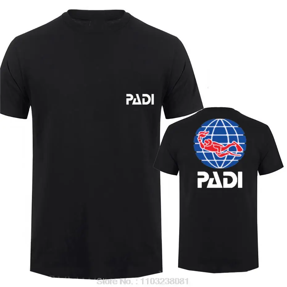 Scuba-Driver-Padi-T-Shirt-Men-Casual-Cotton-tshirt-hip-hop-Short-Sleeve ...