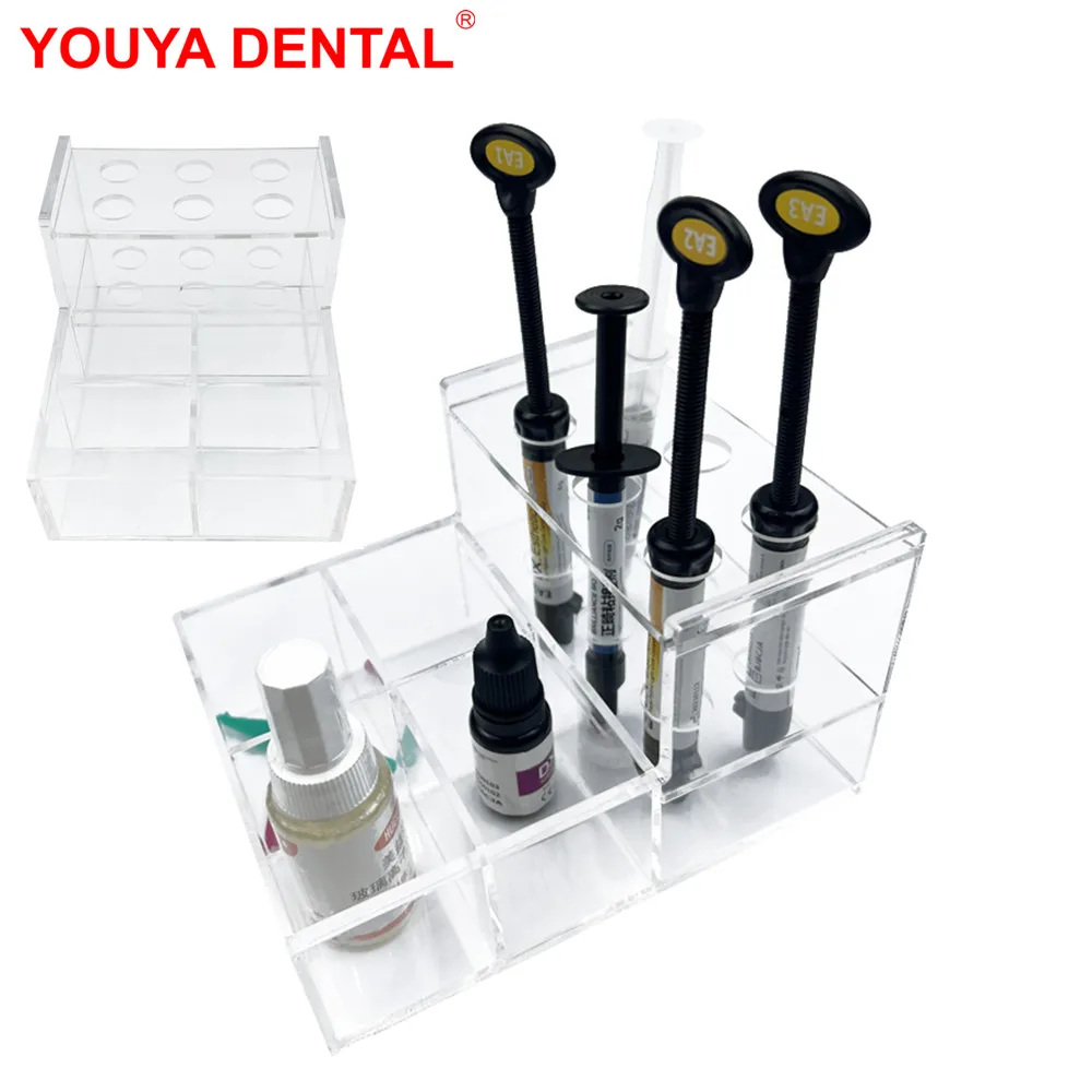 Dental Resin Composite Syringe Acrylic Organizer Holder Applicator ...