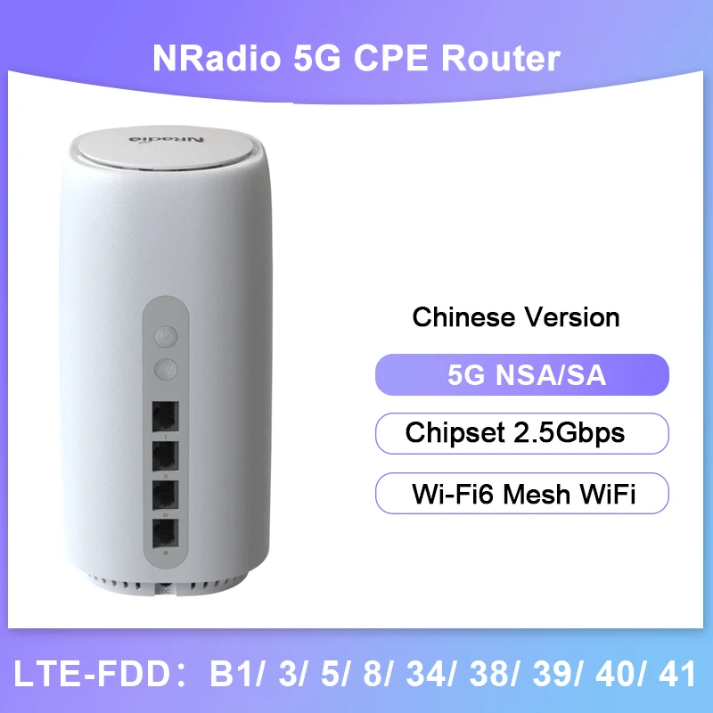 NEW-Unlocked-NRadio-Router-CC8-520-5G-CPE-Gigabit-Mesh-WiFi-6-NSA-SA ...