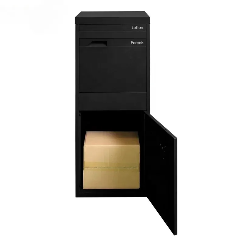 Intelligent-wood-mailbox-Mounted-in-Ground-Parcel-Letter-Mailing-Mail ...