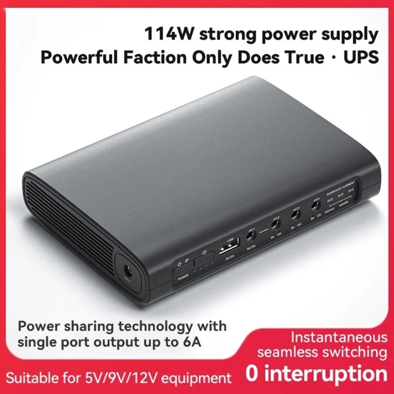 5V-9V-12V-Mini-UPS-Power-Supply-16000-20000-256000mAh-Lithium-Battery ...