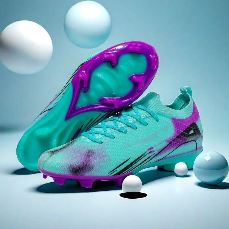 New Men Football Boots Training Shoes Soccer Cleats Soccer Shoes FG Non ...