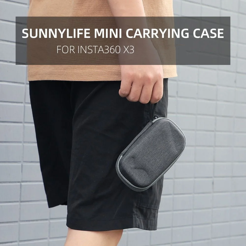 For Insta360 X3 Carrying Case Portable Mini Storage Bag EVA Shockproof ...