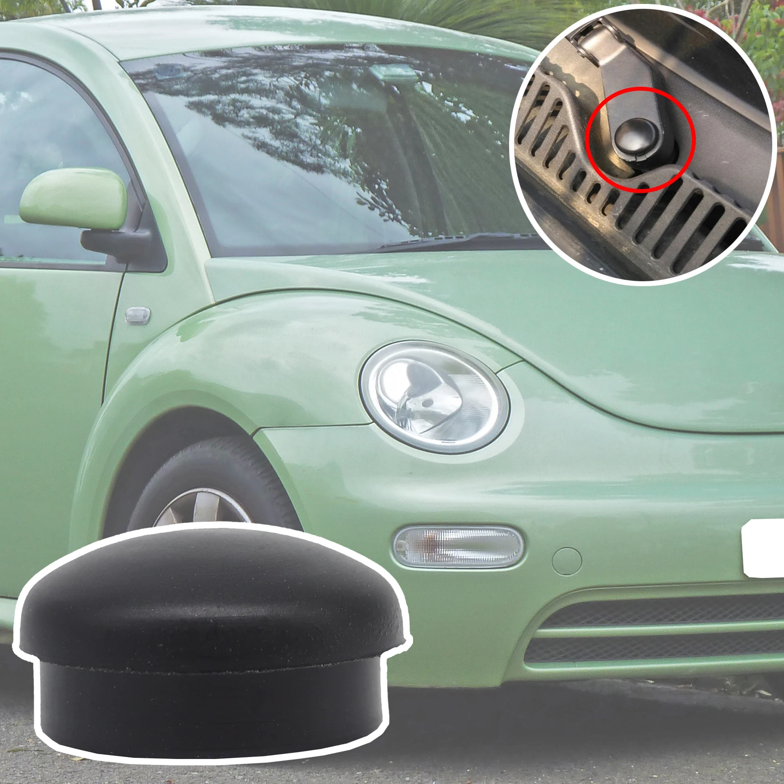 Front Windscreen Wiper Arm Nut Cap Bolt Cover Rocker For VW New Beetle ...