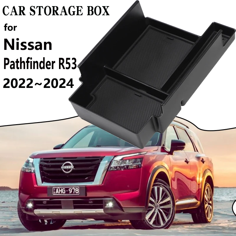 Car-Storage-Box-for-Nissan-Pathfinder-2022-Accessories-R53-2023-2024 ...