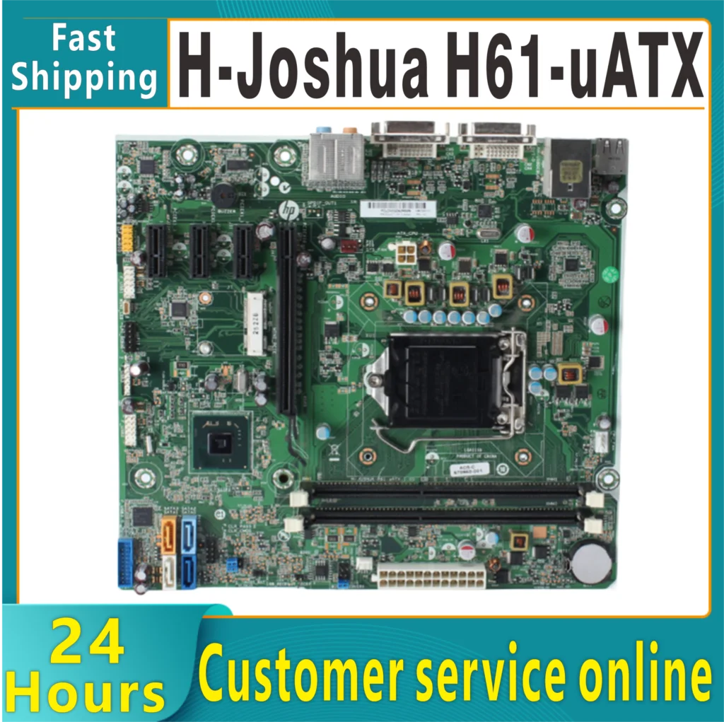 Placa-base-H61-uATX-H61-prueba-100-670960-696233-001-LGA1155-funciona ...