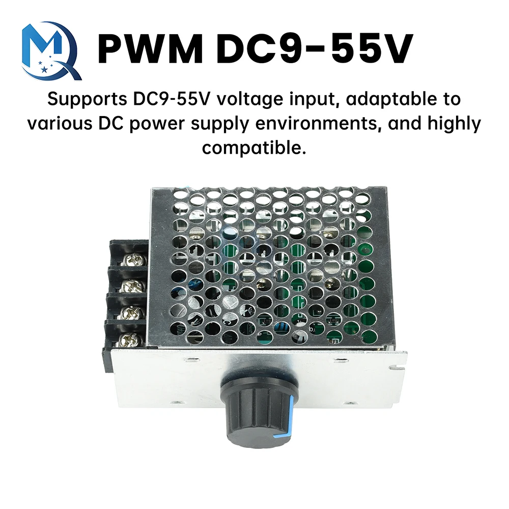 PWM DC9-55V DC Motor Pump Speed Controller Driver 40A 2000W High Power ...