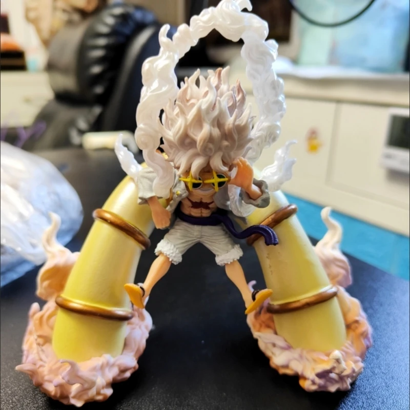 Figura-de-Anime-de-One-Piece-Gear-5-Luffy-modelo-de-mu-eca-de-13cm ...