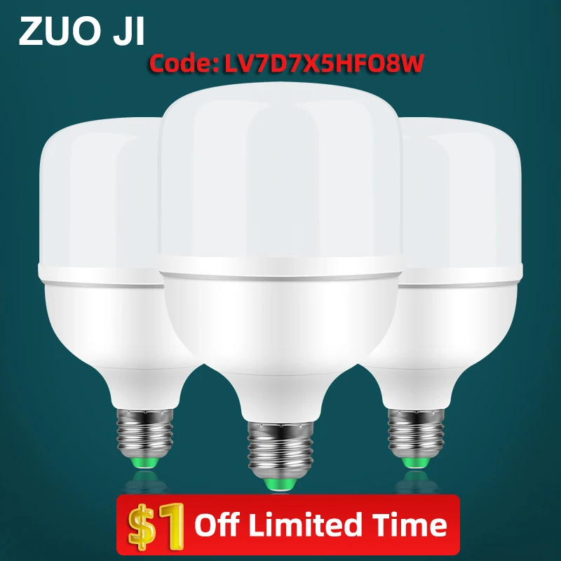 Led Bulb E27 For Home Ac180 265V 5W 10W 15W 20W 30W 40W Bulb Lampada ...