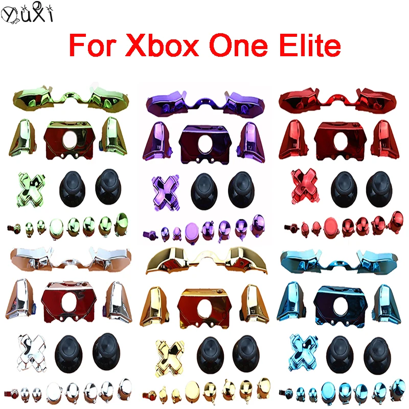 YuXi-1SET-For-Xbox-One-Elite-Repair-Accessories-Electroplated-Button ...