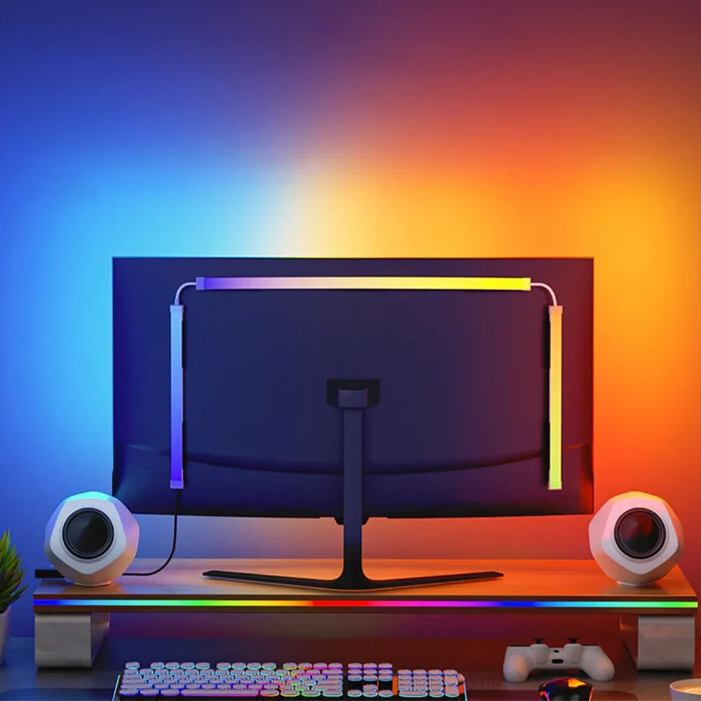PC RGB Tape Lamp Color Music Game Sync Screen Gaming Atmosphere Smart ...