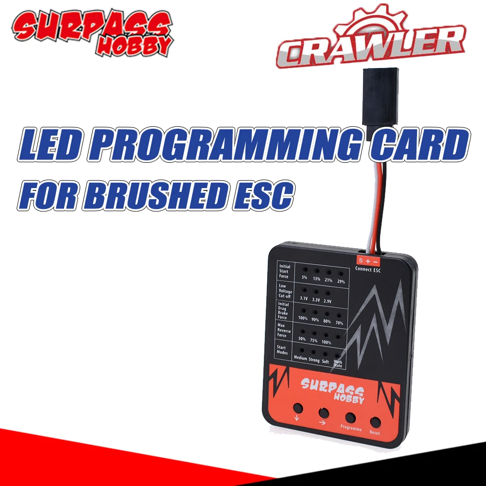 Surpass Hobby Programed Card Led Programing Card 45a 60a 80a Brushed ...