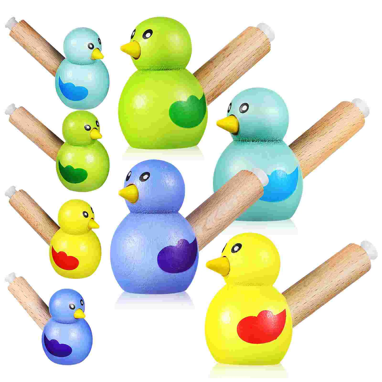 8 Pcs Baby Musical Toys Water Warbler Whistle Sports Warbling Bird ...