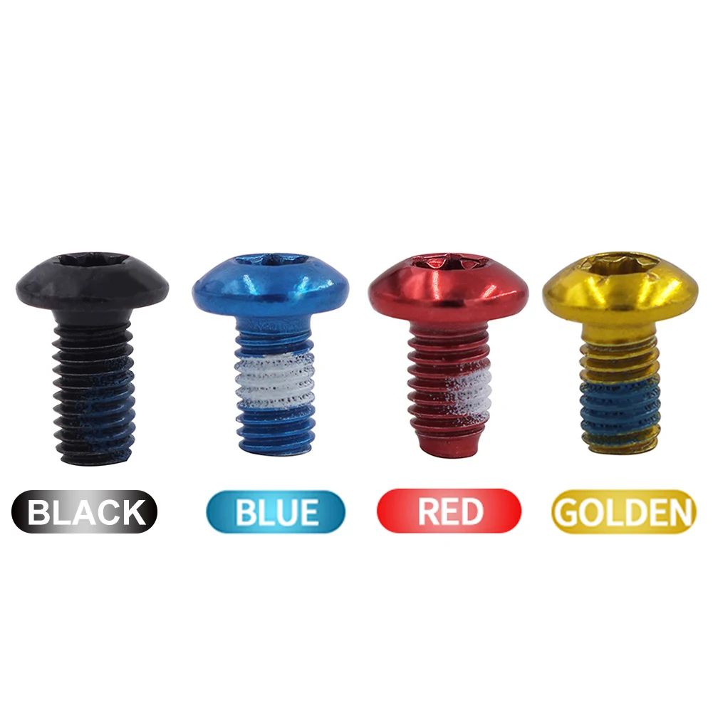 12pcs-Bicycle-Disk-Brake-Rotor-Bolts-M5x9mm-Steel-MTB-Bike-Color-Non ...