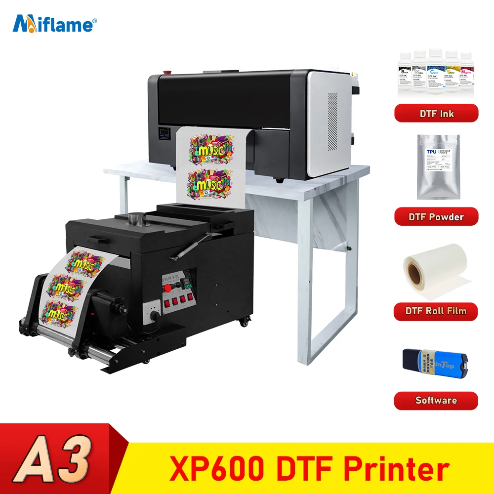 A3-DTF-Printer-For-Epson-Dual-XP600-Print-Heads-Effectively-Industrial-Printer-30CM-T-shirt ...