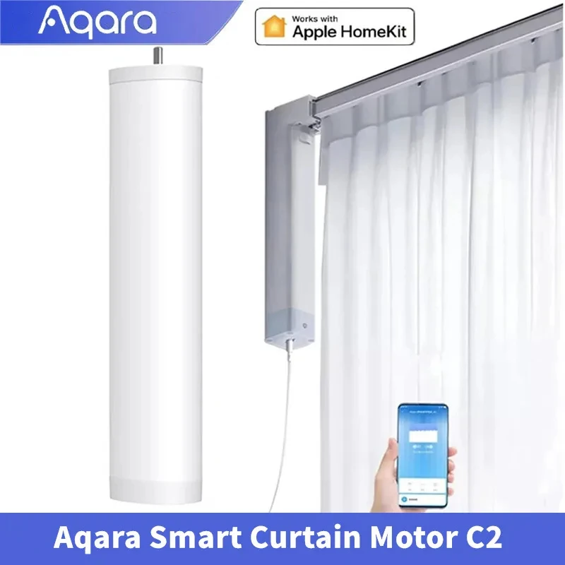 Aqara-Smart-Curtain-Motor-C2-Zigbee-Electric-Track-Automatic-Track-High ...