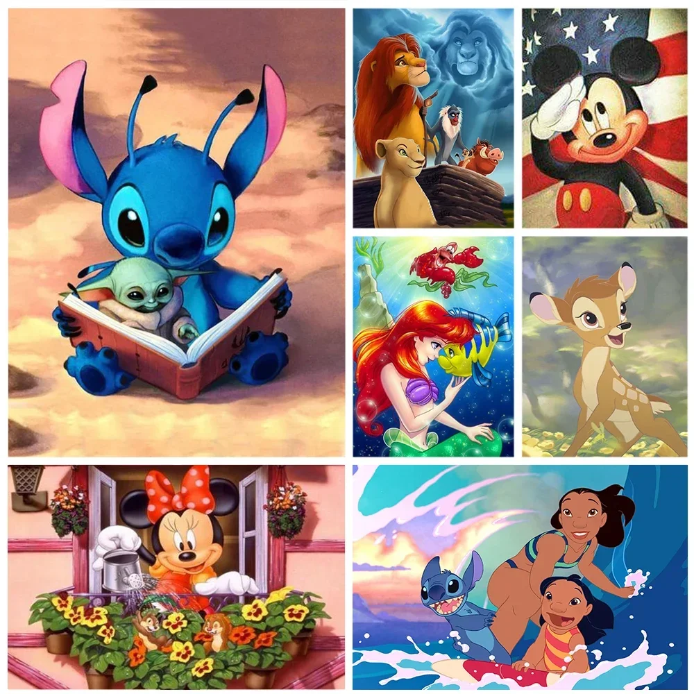 Disney-Cartoon-Lion-King-Lilo-Stitch-Canvas-Painting-Posters-and-Prints ...
