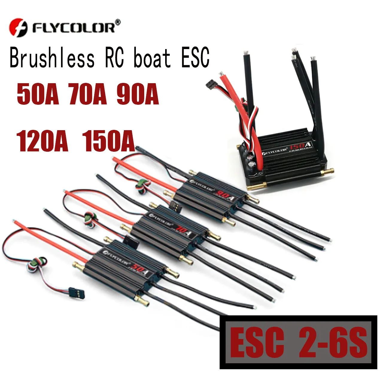 Flycolor-50A-70A-90A-120A-150A-Speed-Controller-Brushless-ESC-Support-2 ...