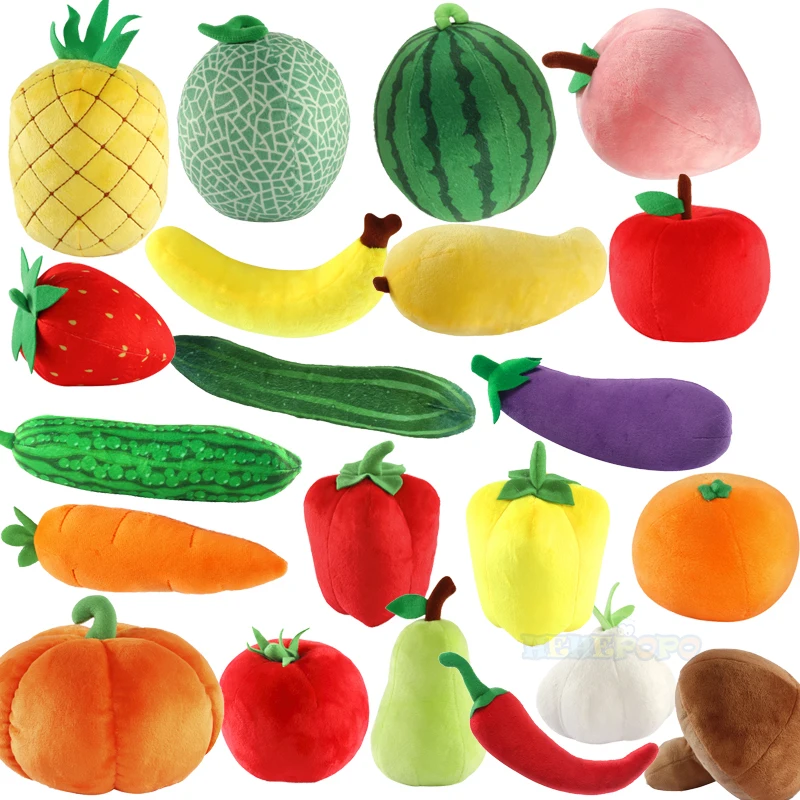 Fruits-Vegetables-Seafood-Plush-Toy-Garlic-Strawberry-Broccoli ...