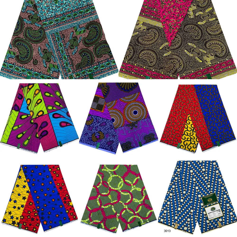 New-Guaranteed-Veritable-100-Original-African-Real-Wax-Ankara-Batik ...