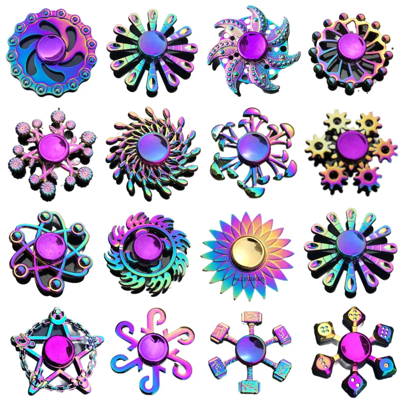 27-Style-Fidget-Spinner-Christmas-Snowflake-Spinning-Toys-For-Kids ...
