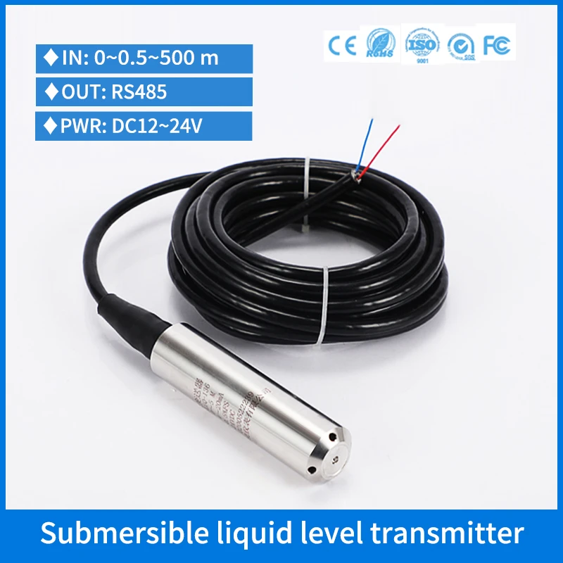 RS485 Modbus Hydrostatic Lake River Level Pressure Sensor Transmitter ...