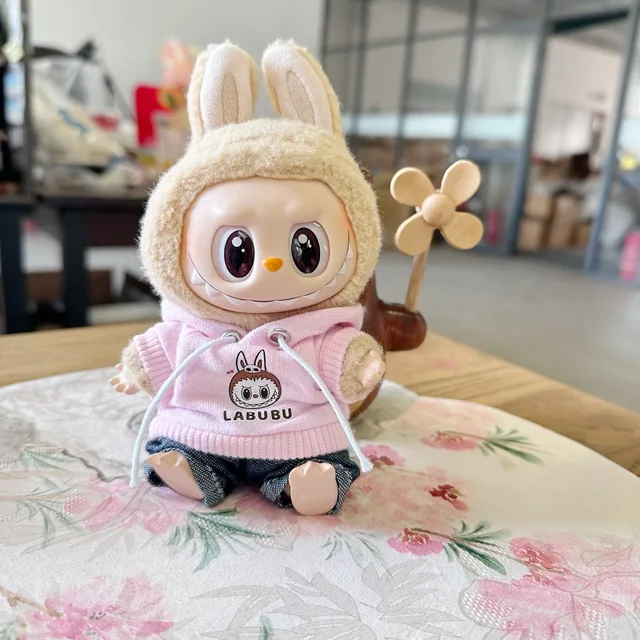 Labubu Clothes Cute 17cm Labubu Clothes Labubu Doll Baby Clothes ...