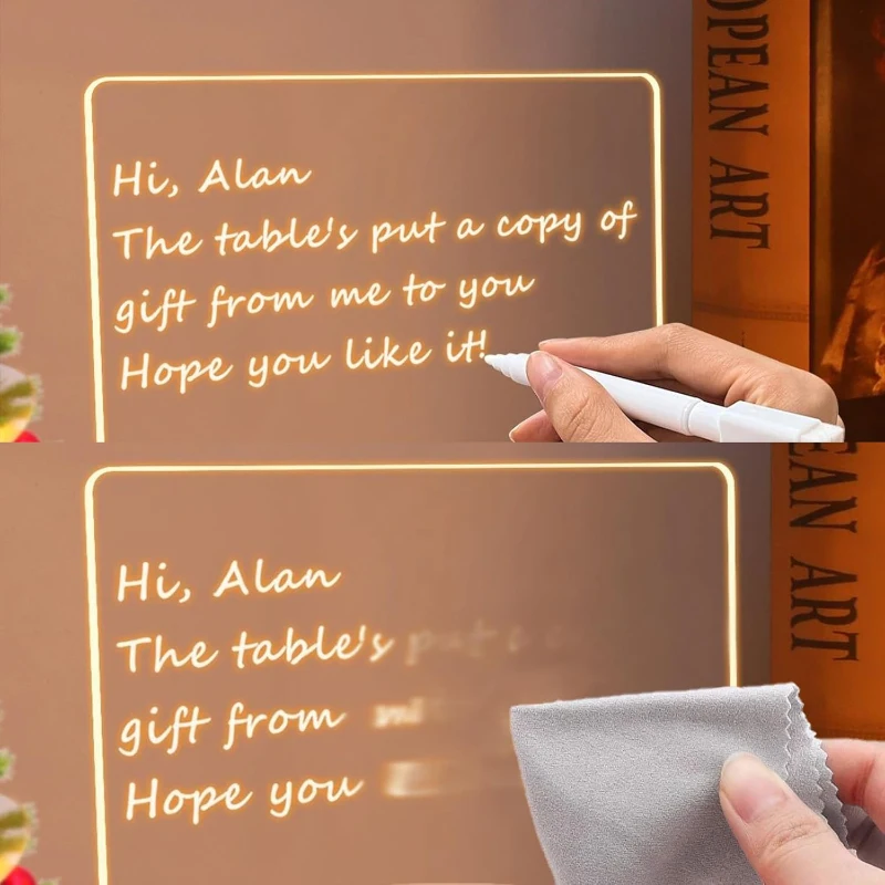 Drawing LED Board with Light USB Powered Erasable Note Board ...