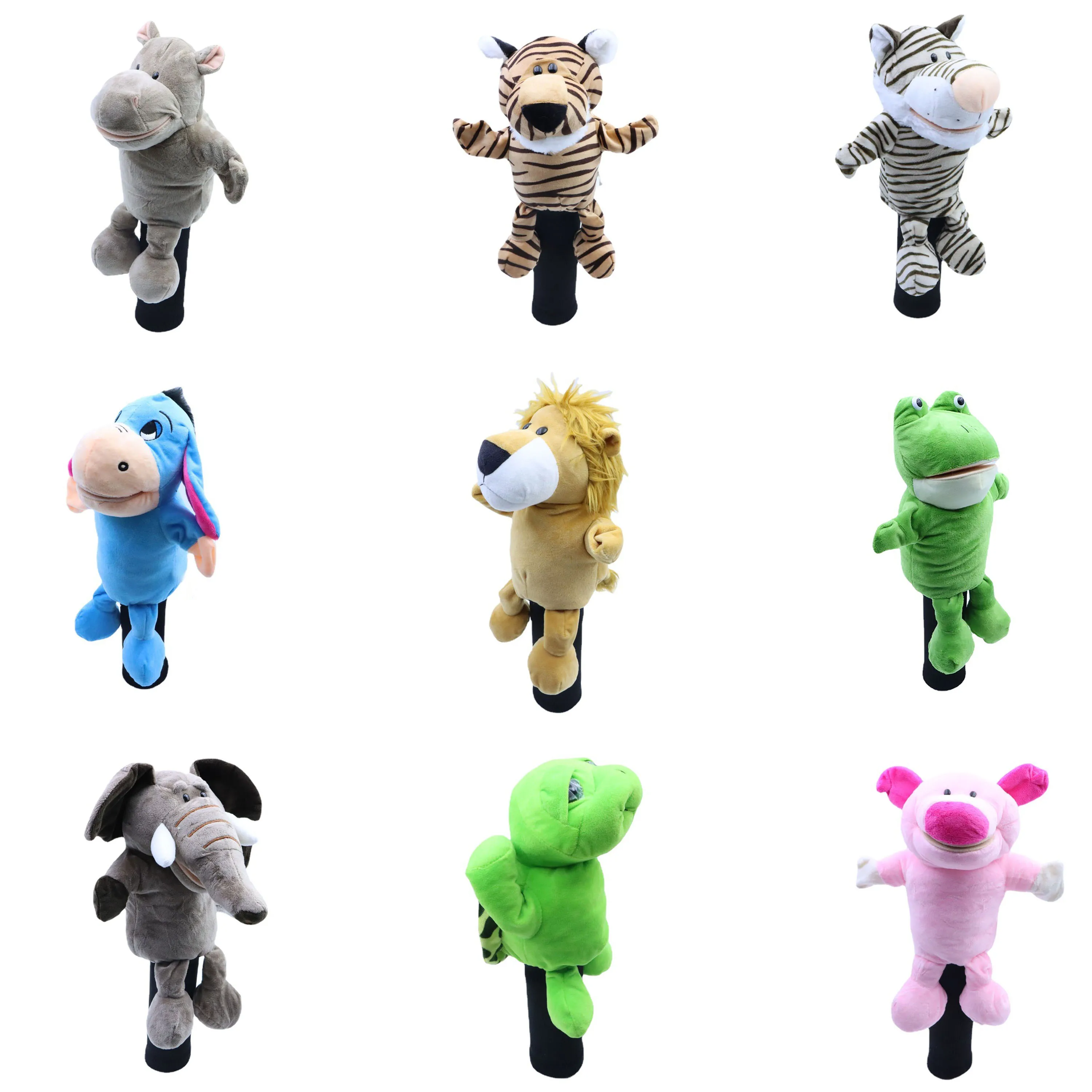 Plush-Animal-Golf-Headcovers-Driver-Woods-Golf-Covers-Fit-Up-To-460cc ...