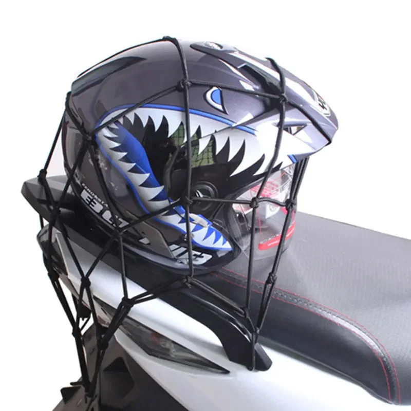 Motorcycle Luggage Net Helmet Mesh Fuel Tank Net Pocket Motorcycle ...