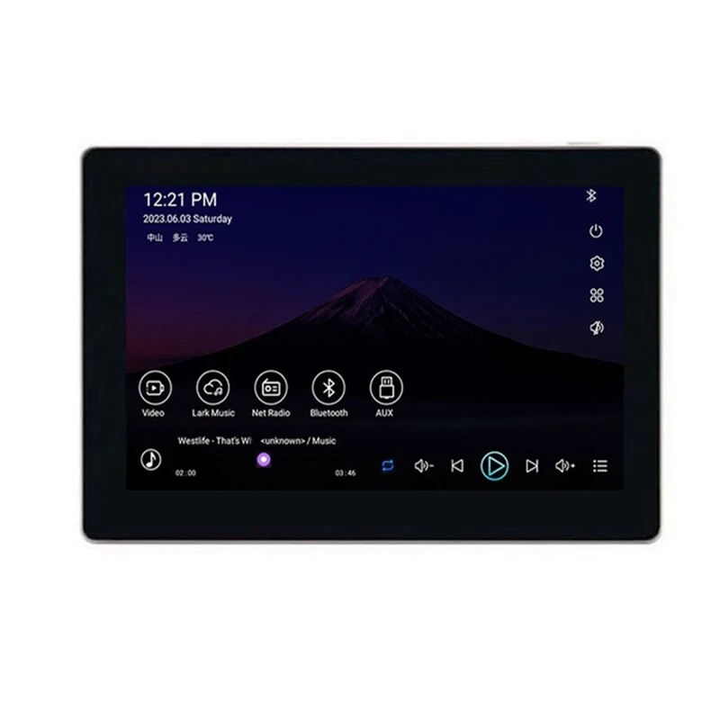 7 Inch Android 11 Smart Home Background Music Panel Stereo Sound Google ...