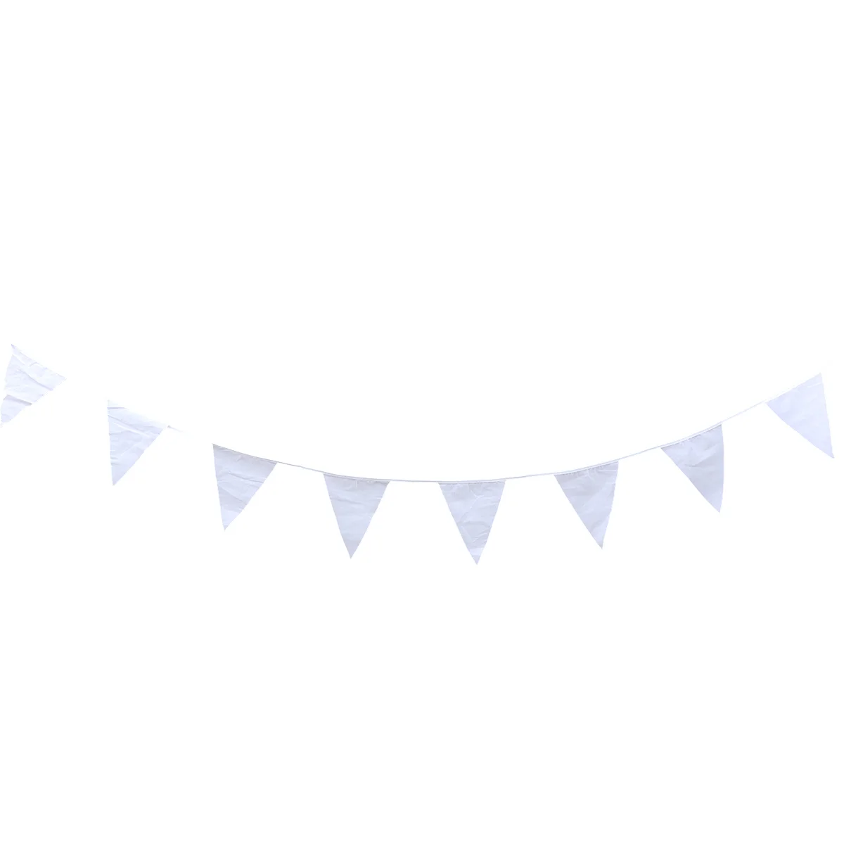 Banner-White-Wedding-Flags-Pennant-Decorations-Party-Hanging-Garland ...