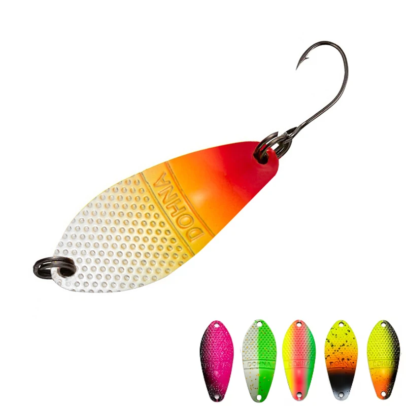 1Pcs Dohna Trout Bait 3g 30mm Metal Spinner Spoon Fishing Lure Wobbler ...