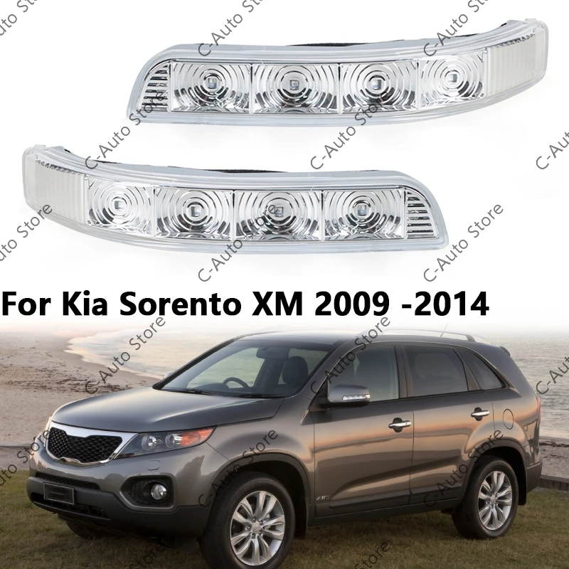 4 LED Turn Signal Light Rearview Side Mirror Lamp For Kia Sorento XM ...