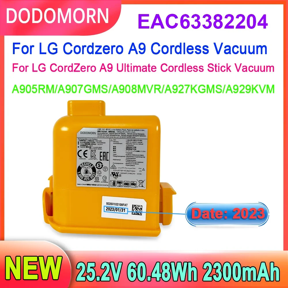 25-2V-EAC63382204-Lithium-Ion-Battery-For-LG-Cordzero-A9-Cordless-Vacuum-A9-A9Plus-A9M ...