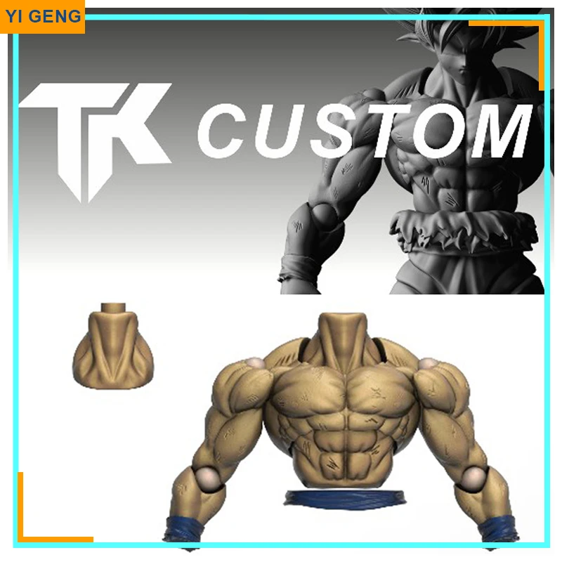 Tk-Custom-Dragon-Ball-Action-Figure-Toy-Shf-Ultra-Instinto-Goku-Kit-M ...