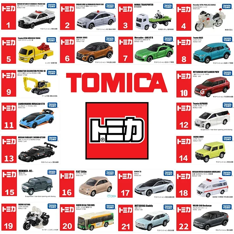 Takara-Tomy-Tomica-No-1-No-20-Simulation-Alloy-Car-Model-Reproduction-Series1-64-Children ...
