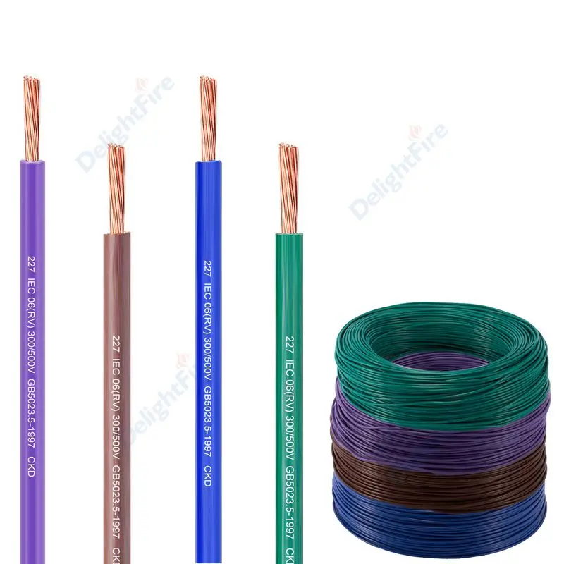 Copper-Wire-PVC-Single-core-Conductor-Core-RV-Multi-strand-Flexible ...