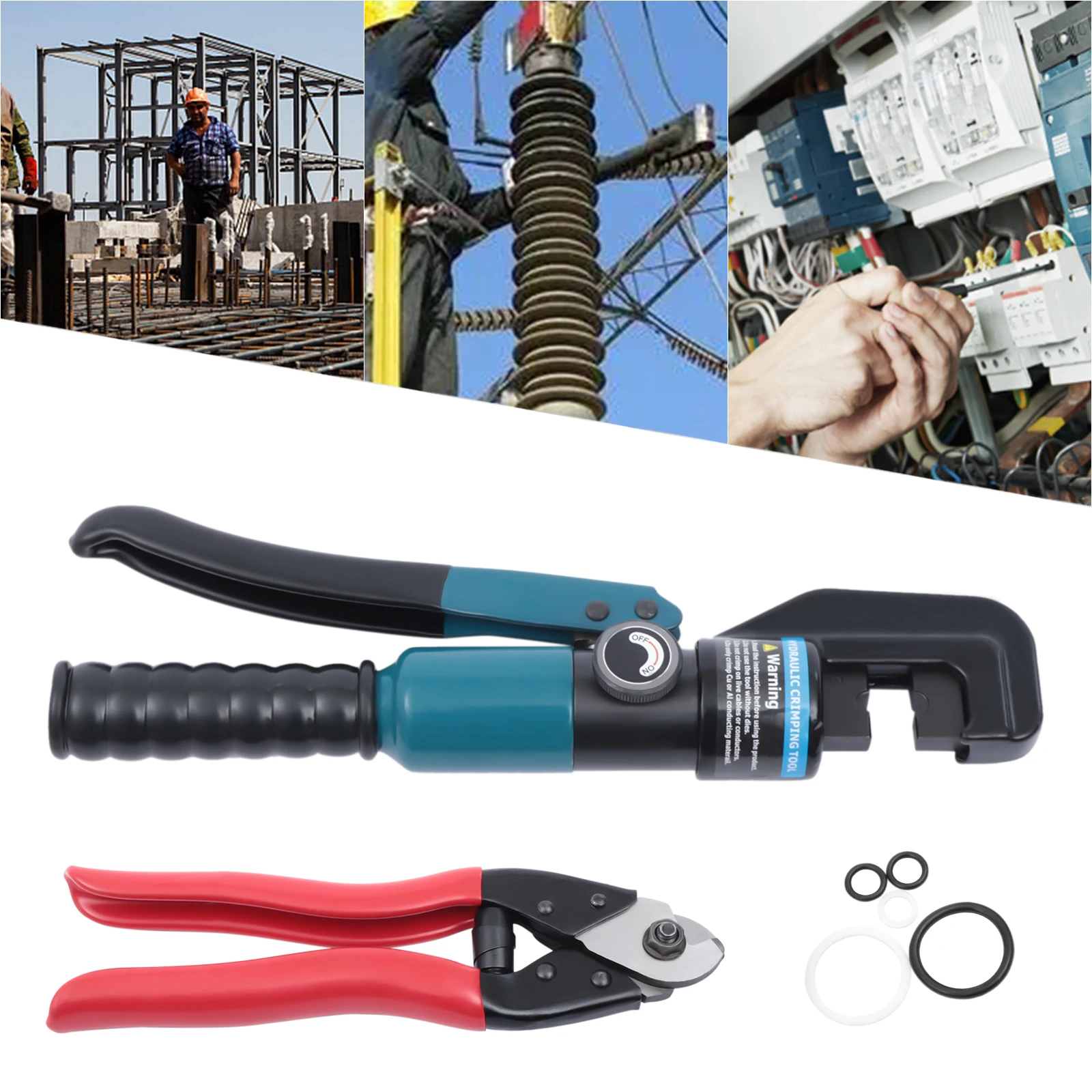 Upgraded-Hydraulic-Crimper-Tool-Kit-Hardware-Wire-Rope-Swaging-1-Pair ...