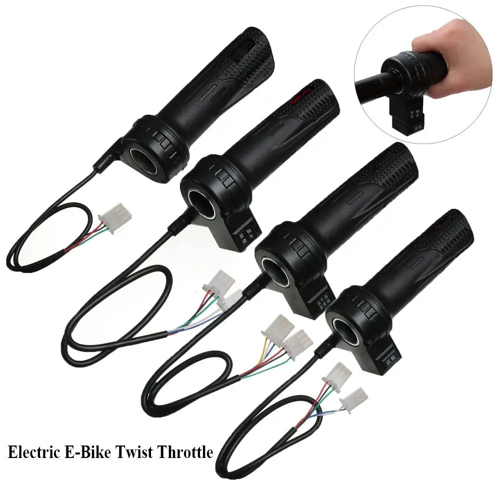 Electric-E-Bike-Twist-Throttle-12V-24V-36V-48V-Speed-Handlebar-Throttle ...