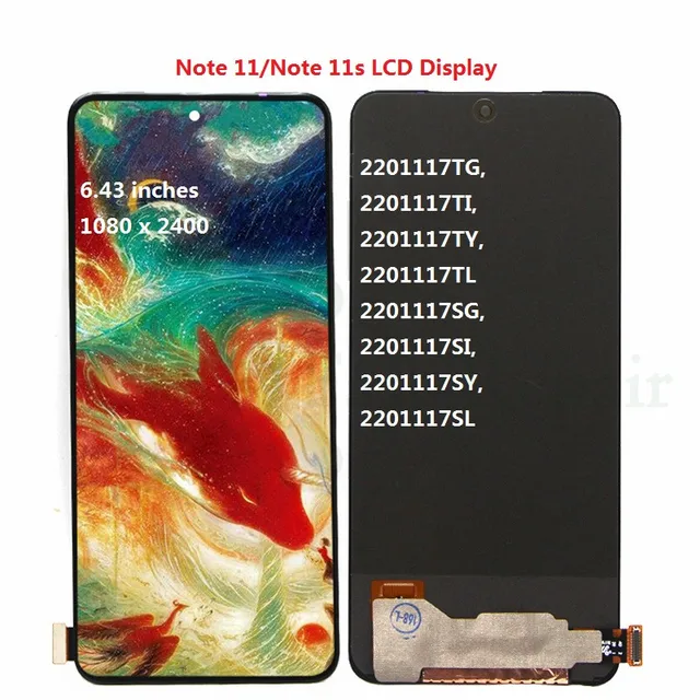 Pantalla táctil LCD Original para Xiaomi Redmi Note 11 Pro, 2201116TG, 2201117TG, 2201117TI ...