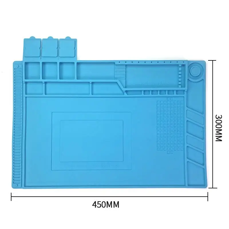 New-Silicone-Soldering-Mat-Antistatic-Heat-Resistant-Insulation-Work ...