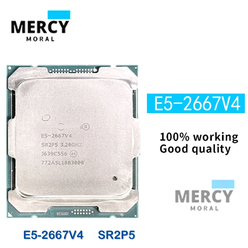Processeur Intel Xeon Pour E5 2667v4 E5-2667v4, 3.2ghz, Octa-core, 16 ...