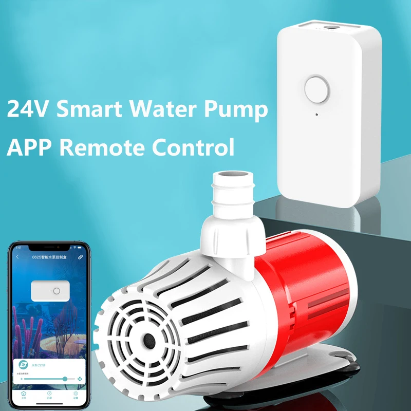 Ultra-Quiet-WiFi-Smart-Submersible-Water-Pump-Filter-Adjustable-Power ...