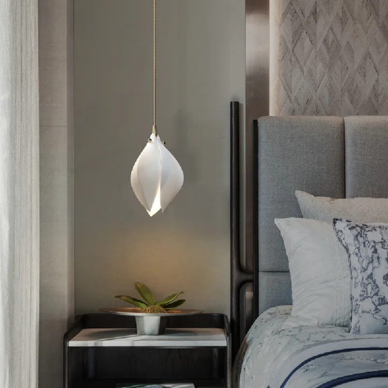 LED pendant lamp Modern Light luxury Ceramic Magnolia Flower G9 ...