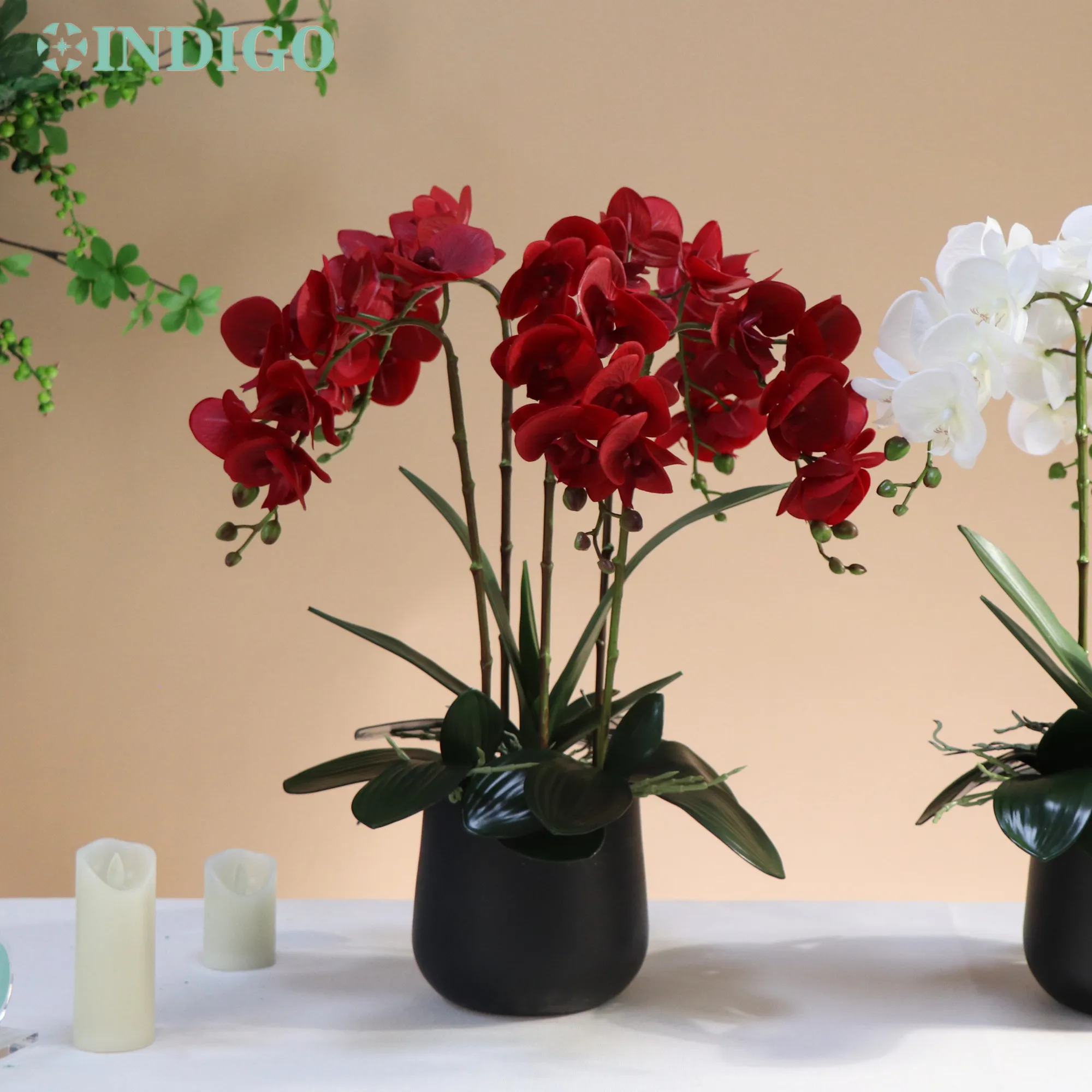 Red-Phalaenopsis-70-78-90cm-Moth-Orchids-3D-Real-Touch-Petals ...